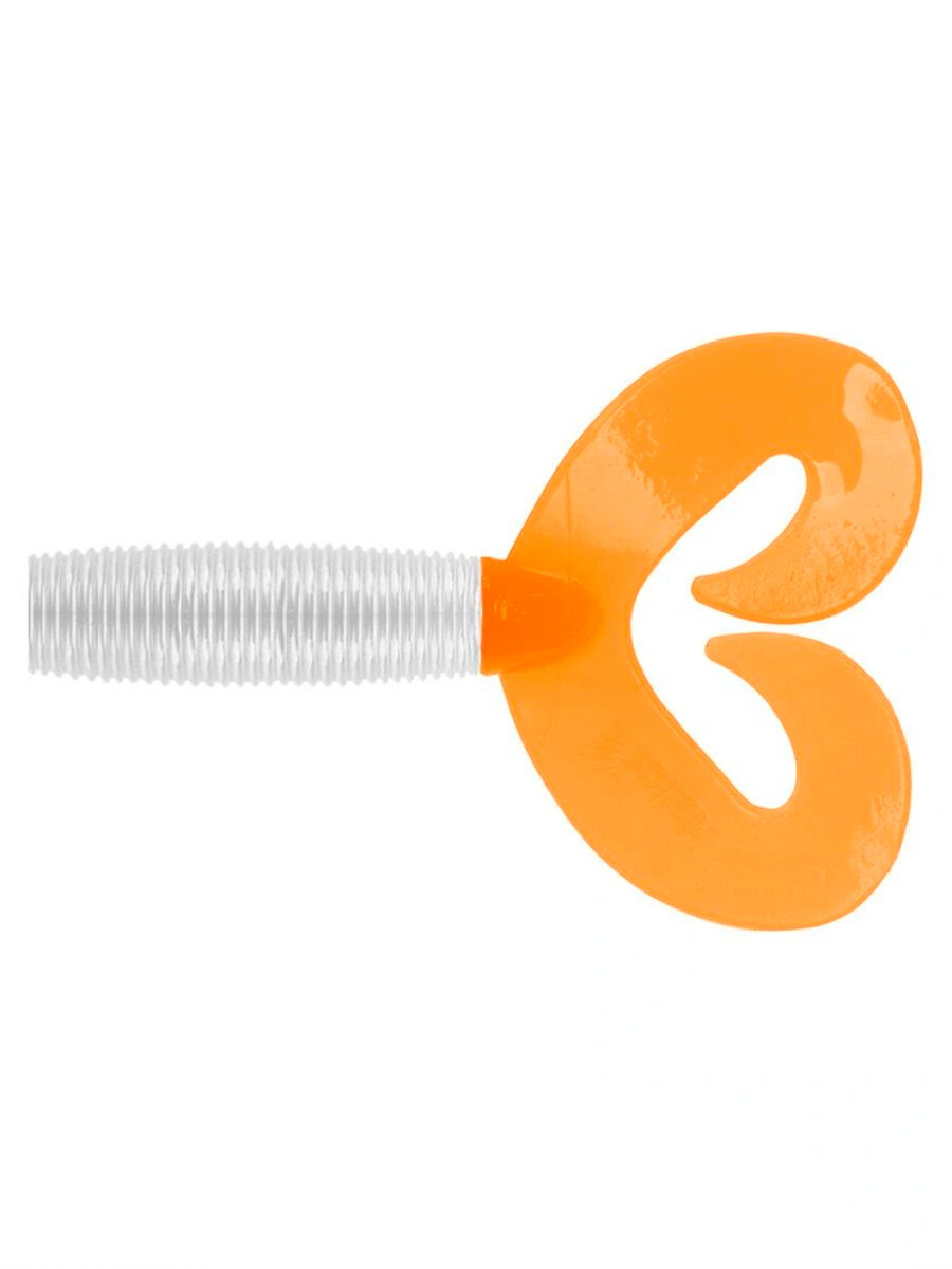 Твистер Helios Credo Double Tail 3,54"/9 см Pearl & Orange 5шт. (HS-28-019)