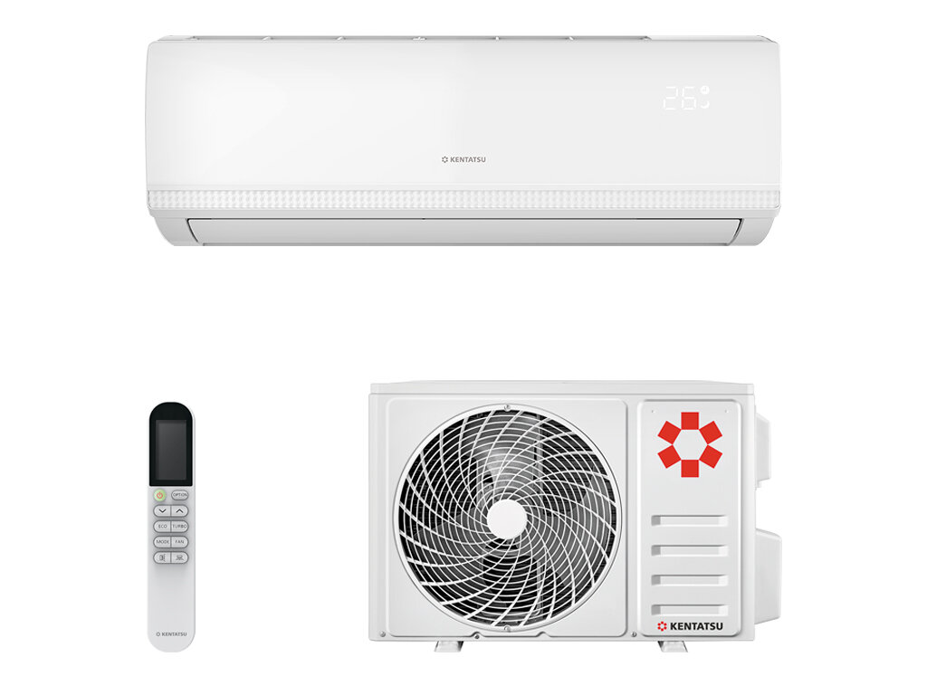 Сплит-система Kentatsu KSGAT26HFRN1/KSRAT26HFRN1, белый, до 25 кв. м.