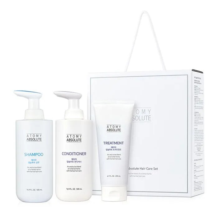 Атоми Абсолют Набор для ухода за волосами из 3-х средств