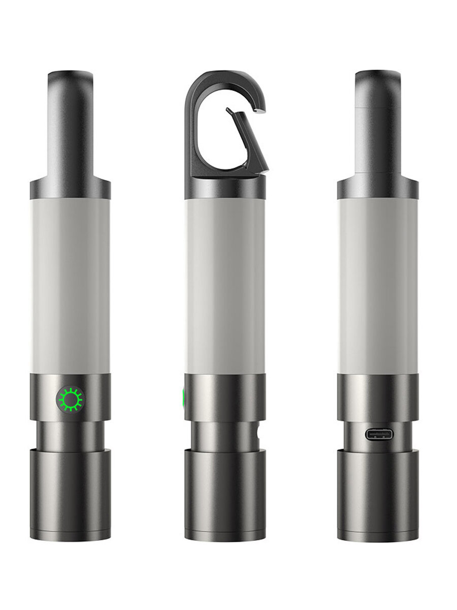 Яркий фонарик BORUIT H20 с зумом и батареей 18650 на 1000 лм