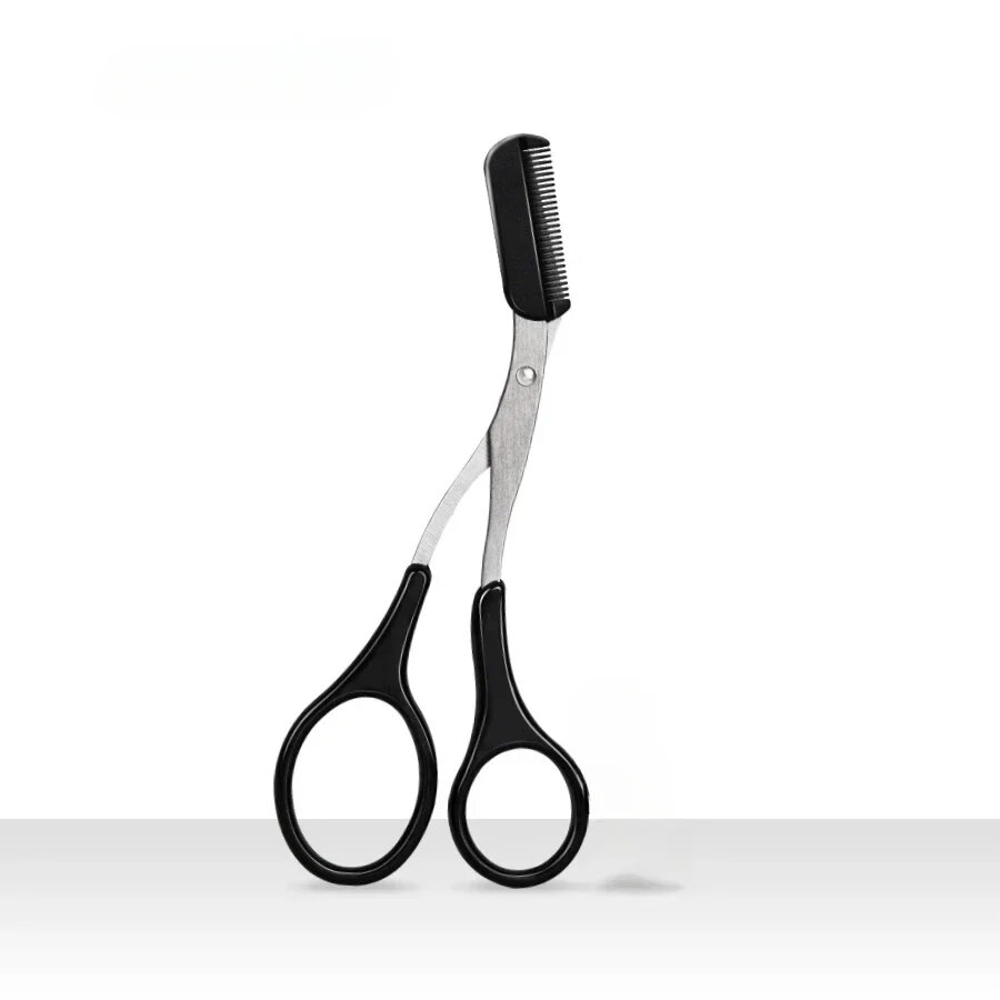 Безопасный триммер для бровей из нержавеющей стали черный