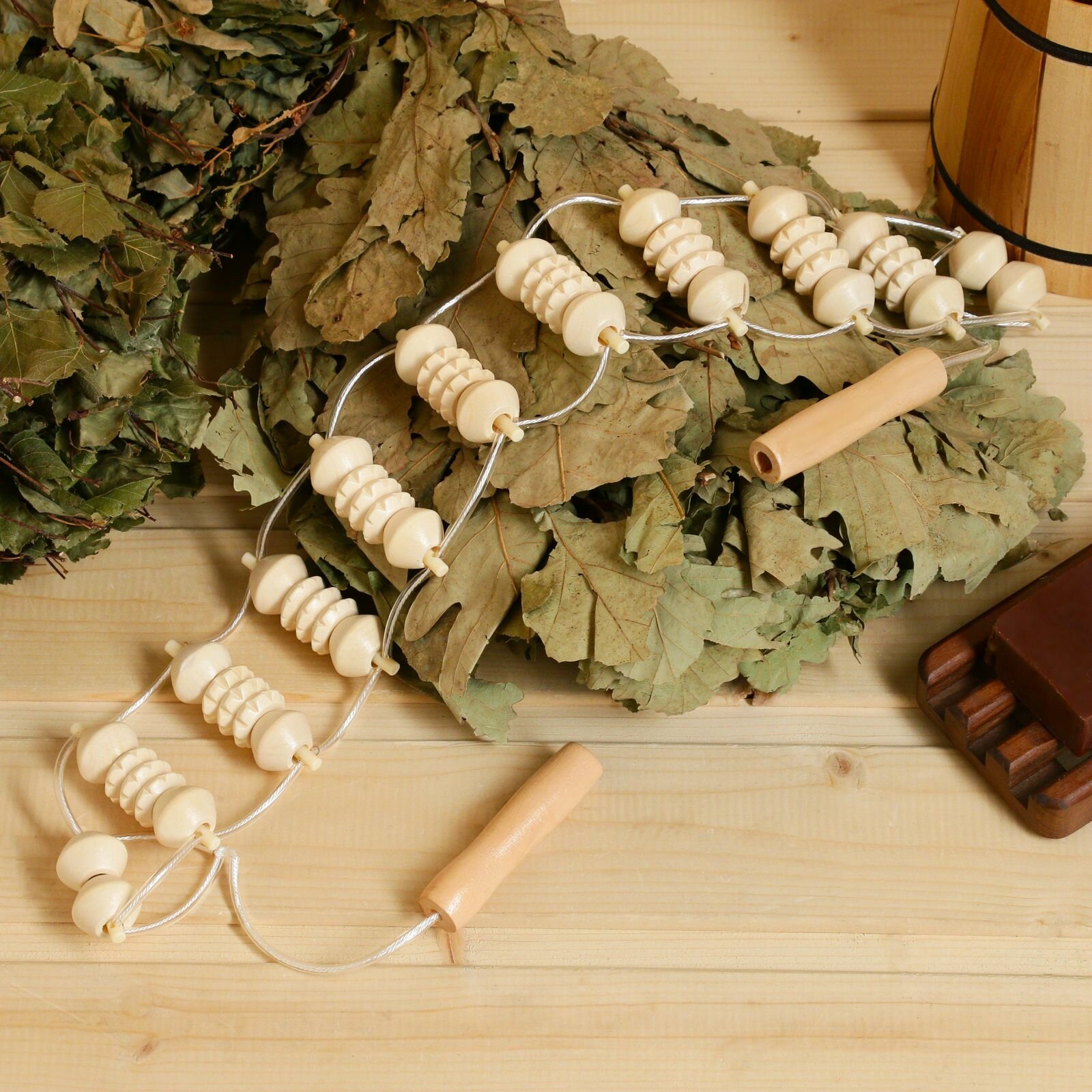 Массажер банный роликов