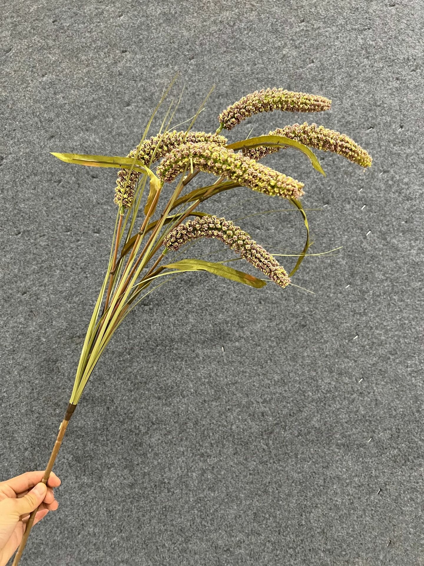 Искусственные растения "Колосья пшеницы", фиолетовые