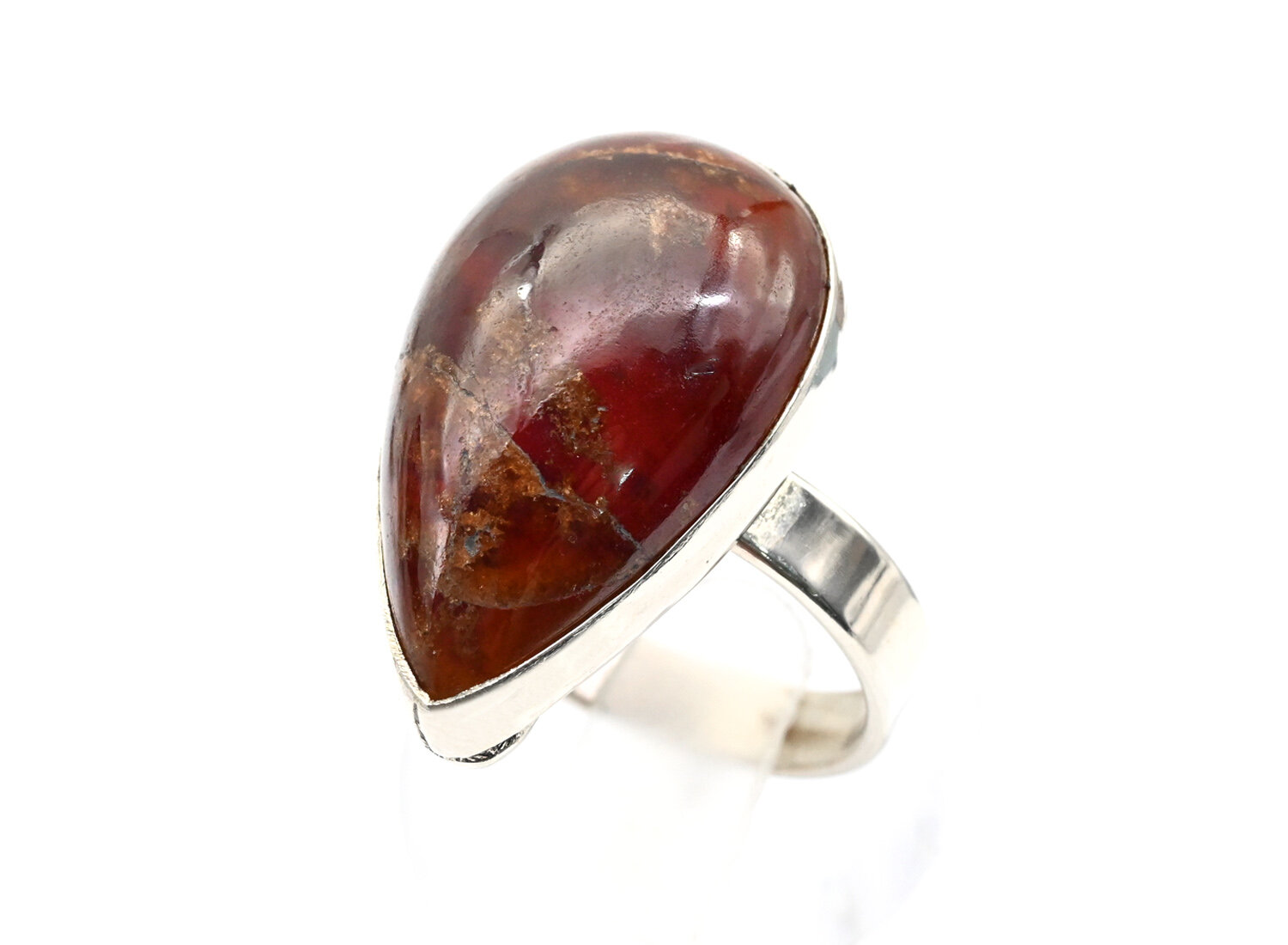 Кольцо, гранат