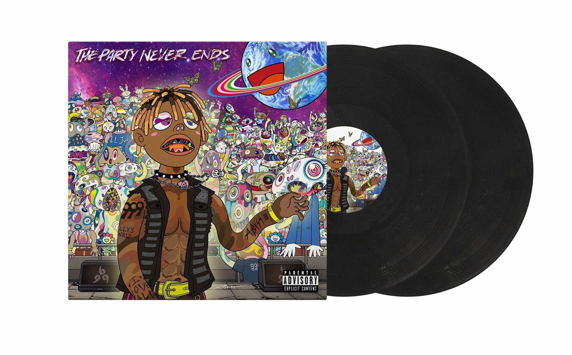 Виниловая пластинка Juice WRLD - The Party Never Ends Coal 2 LP (1 LP)