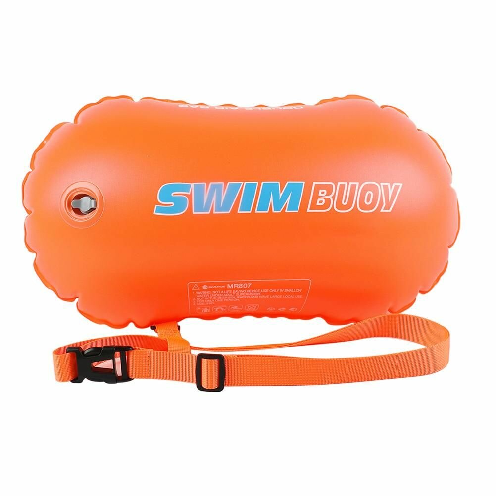 Плавательный буй из ПВХ, безопасный буй, двойной буксировочный буй, надувная сумка для плавания, защитная сумка для водных видов спорта