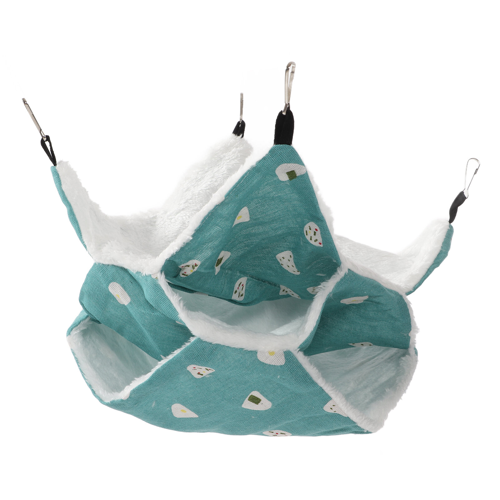 Подвесной гамак для домашних животных, удобная трехслойная лежанка для хомяков, крыс, кроликов, хорьков и морских свинок.