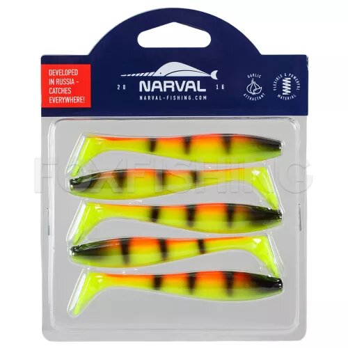 Силиконовая приманка Narval Choppy Tail 10cm #052 5шт.