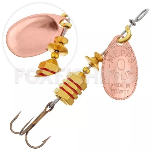 Блесна вращающиеся Mepps Aglia TW CU №0 3 гр