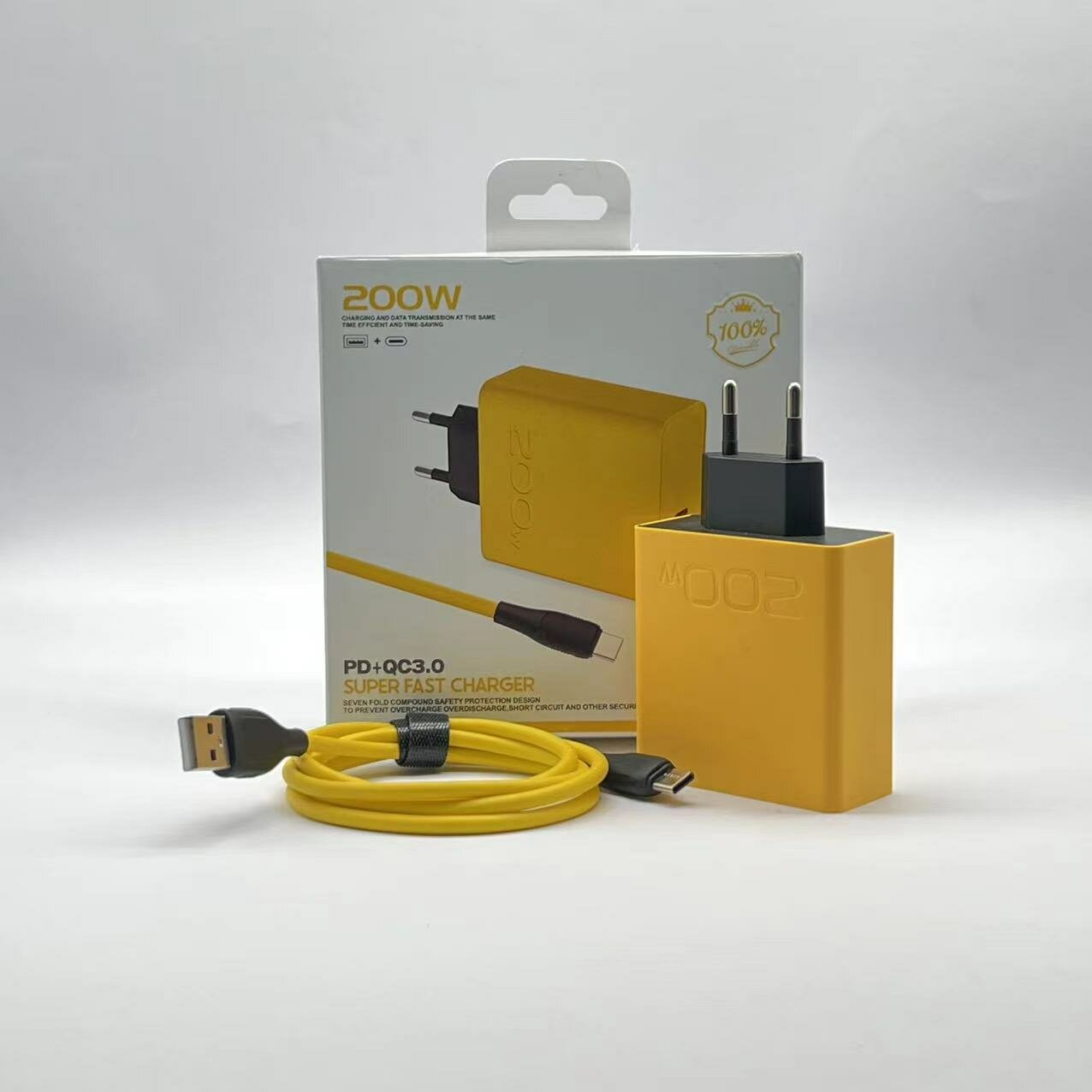 Зарядное устройство, 200Вт, с кабелем