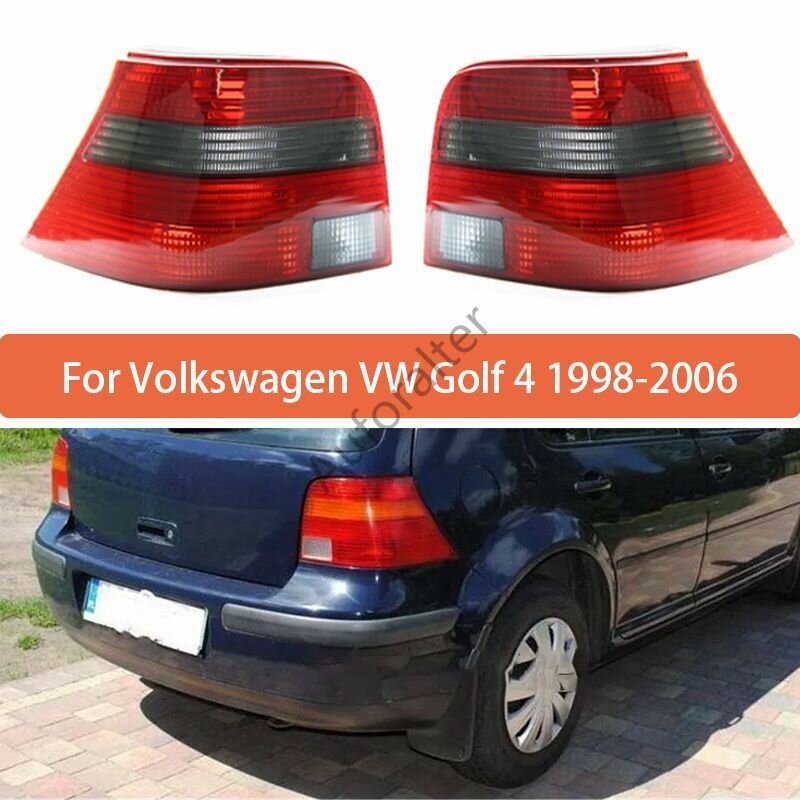Задние стоп-сигналы автомобиля левый и правый, задние стоп-сигналы, 2 шт, арт.1J6945095J 1J6945096J, для Volkswagen Golf 4 1998-2006