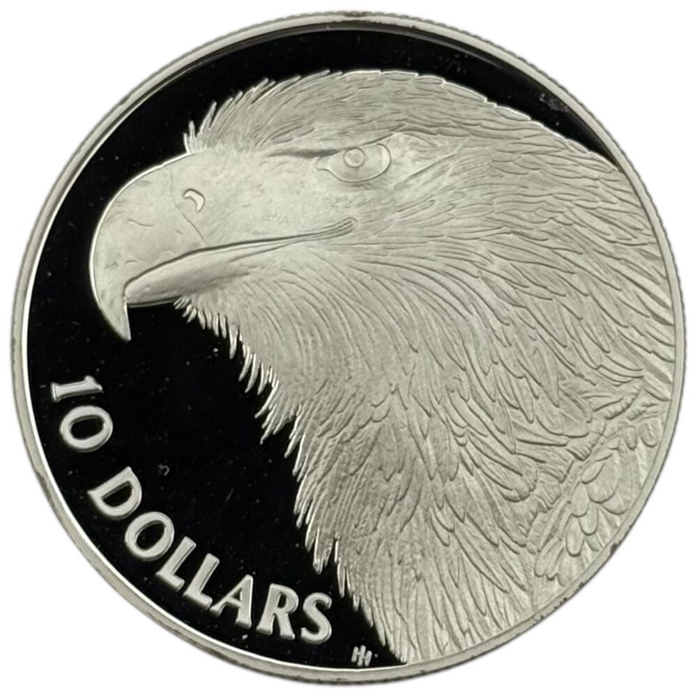 Австралия 10 долларов 1994 г. (Птицы Австралии - Клинохвостый орёл) (Proof)