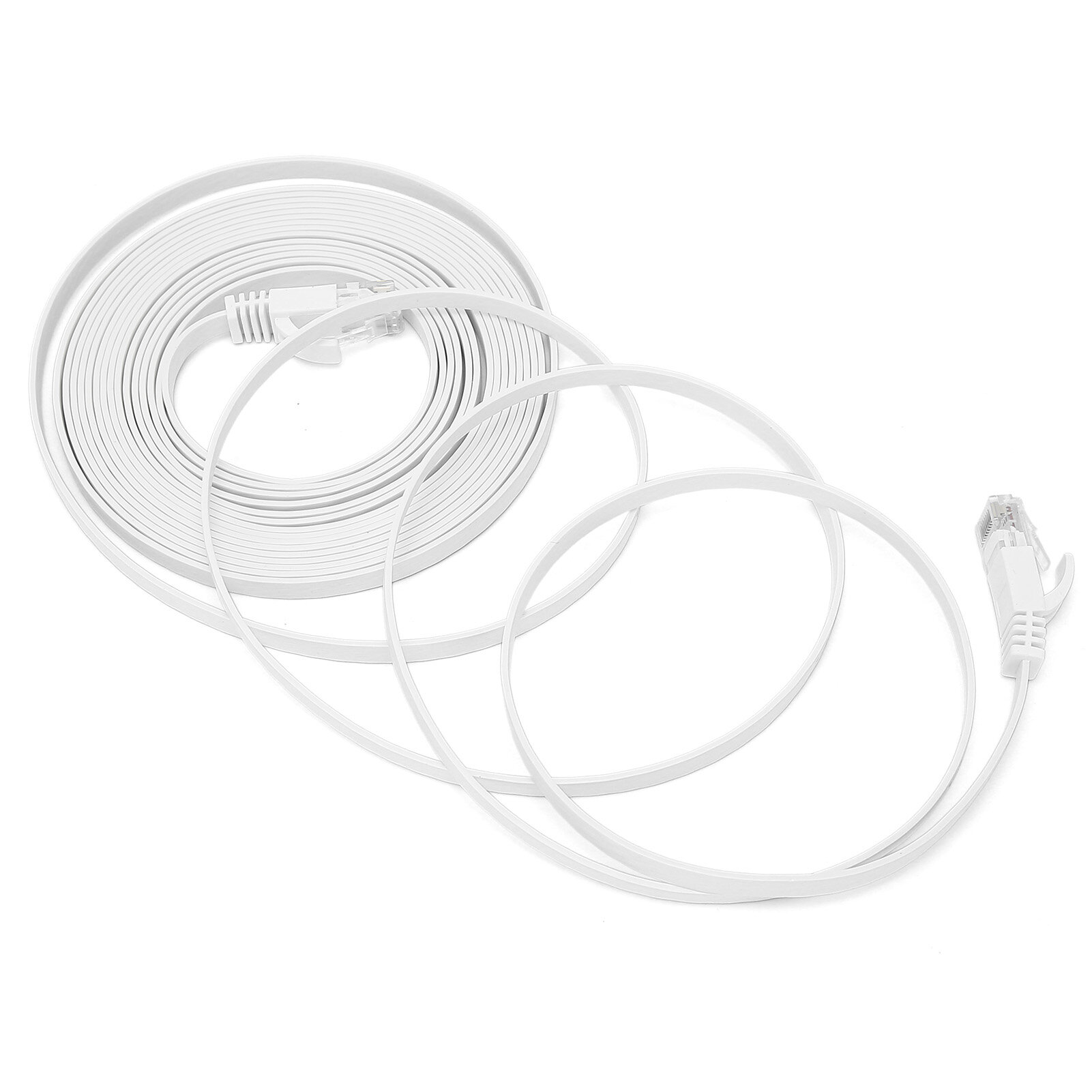 Ethernet-кабель CAT6, гигабитный, 8-жильный, витая пара, сетевая перемычка, поставки с плоским медным проводом