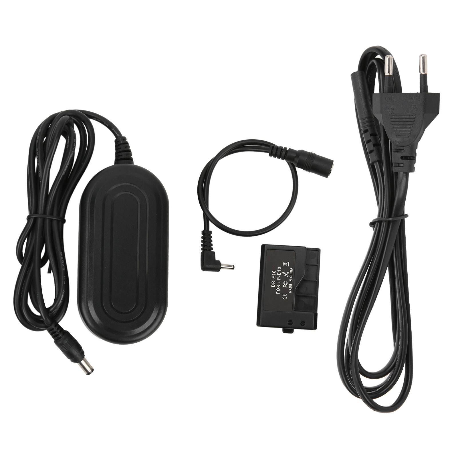 Адаптер питания переменного тока DC Coopler LPE10 Полный комплект фиктивной батареи для Canon 1100D 1200D 1300D 1500D