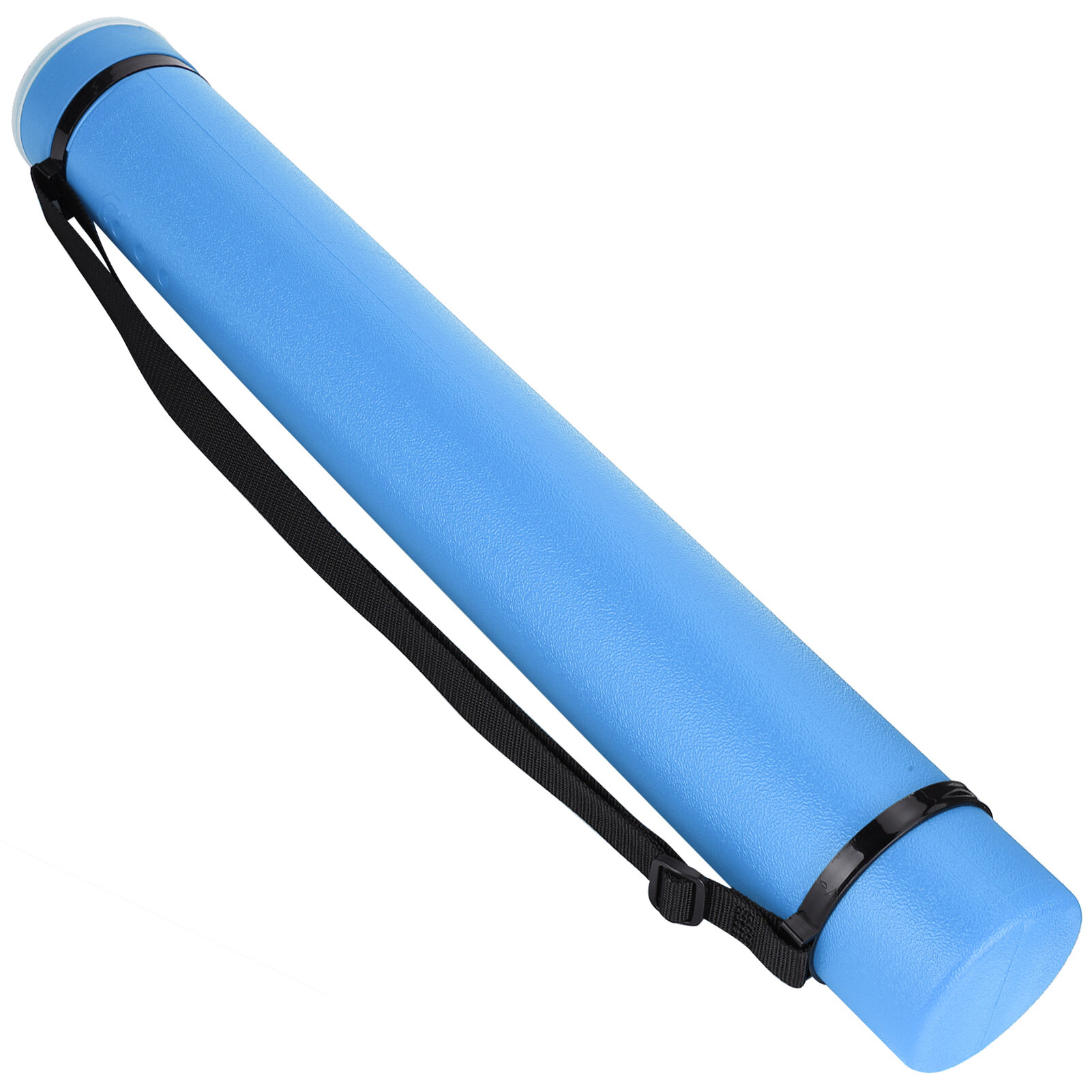 Выдвижной утолщенный телескопический чехол для хранения чертежей, плакатов и плакатов, синий.