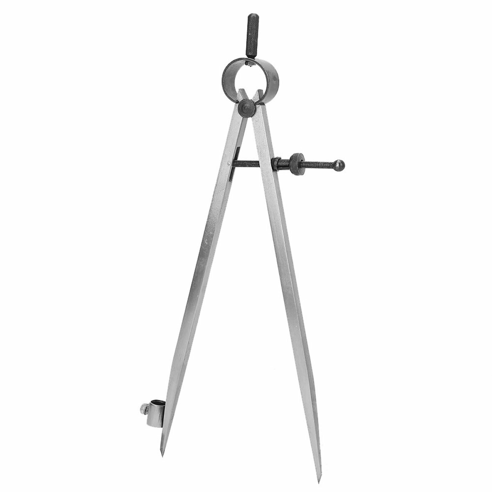 Циркуль-делитель с крылом, вращающийся, для черчения, 200 мм