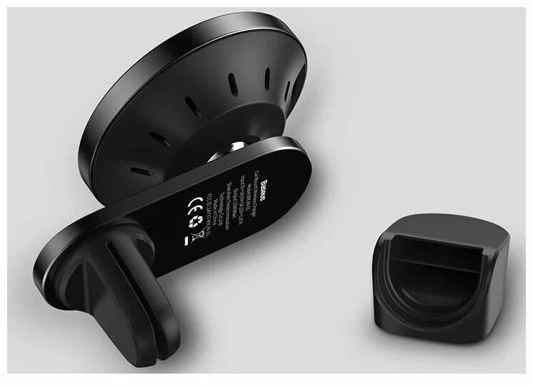 Автомобильный держатель с беспроводной зарядкой Baseus Big Energy Car Mount Wireless WXJN-01 Black