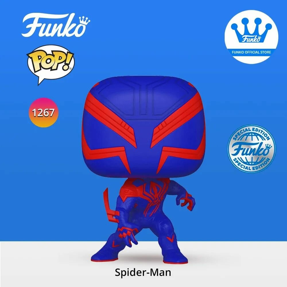 Фигурка Funko POP! Bobble Marvel Spider-Man Across the Spider-Verse 2009 (GW)(Exc)/ Фанко ПОП по мотивам мультфильма Человек-паук: Паутина вселенных