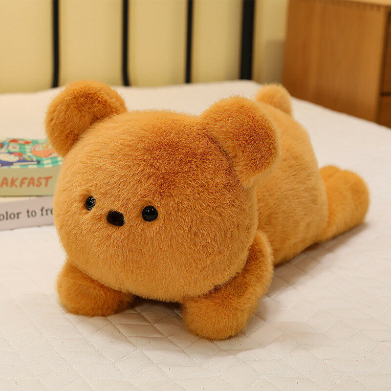 Plush bear toy endearing soft cuddly for children learning and comfort, three sizes and colors