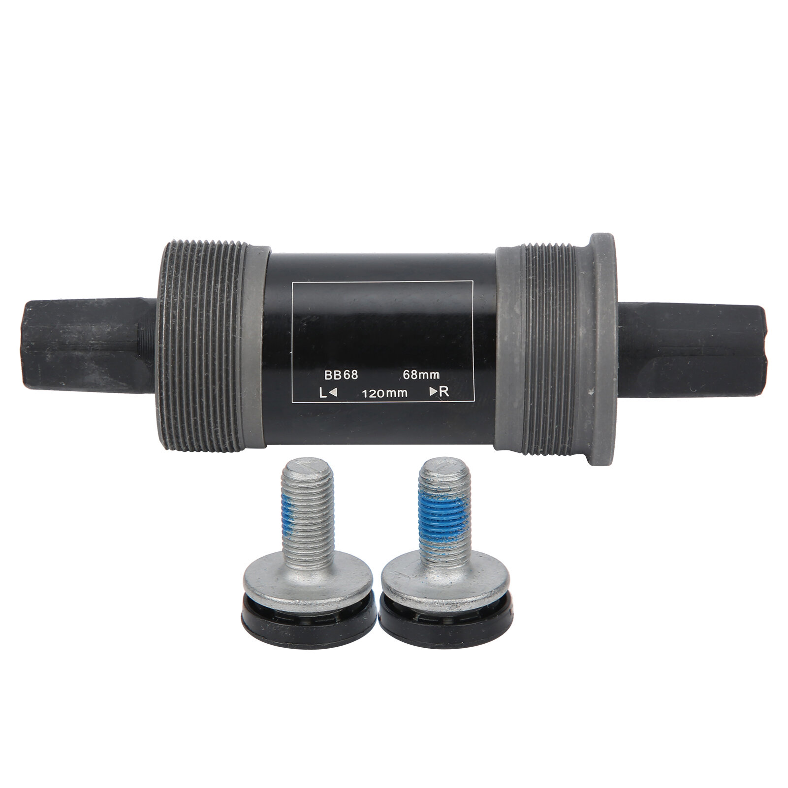 Каретка с герметичным подшипником 68 мм, квадратный конус, металлический подшипник для горного велосипеда, с винтами, 120 мм