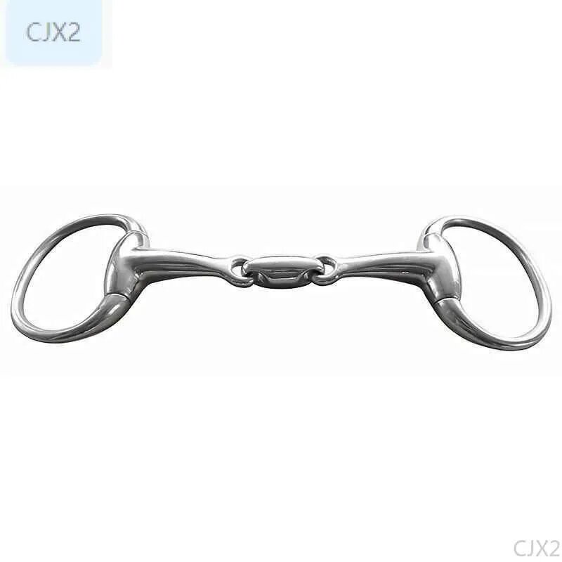 Трензель для лошади CJX2 "Империал", восьмерка, 13,5см, бежевый