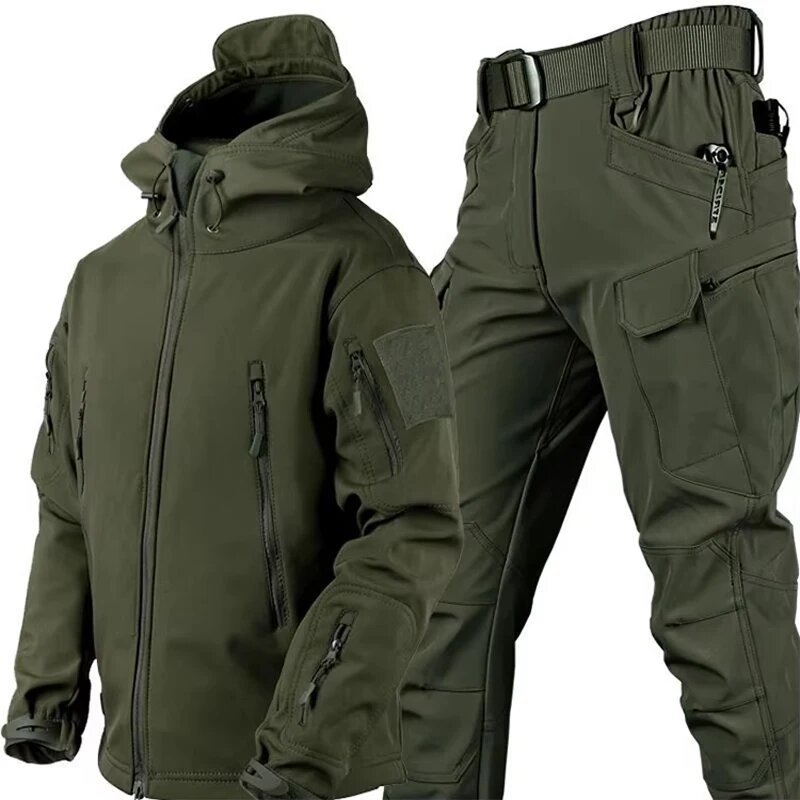 Savior Heat зимние тактические куртки и брюки XXXL, Green
