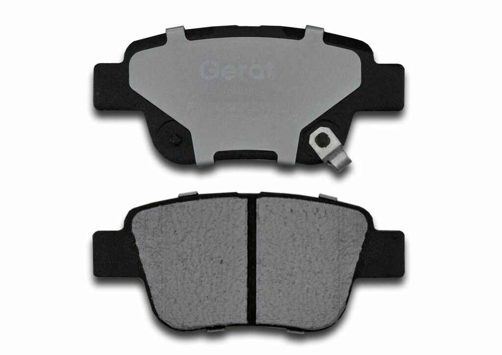 Тормозные колодки Gerat BPR152PG (задние) Low-metallic