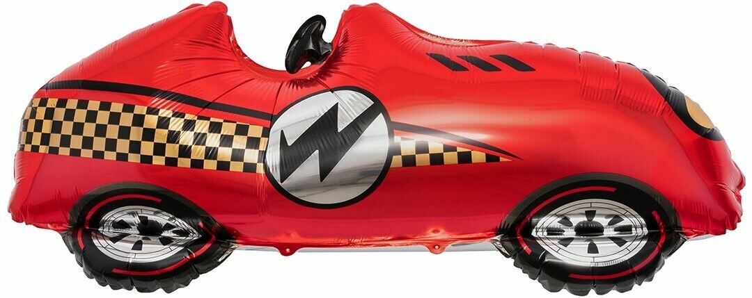 Шар воздушный Falali Фигура, Гоночная машина, Формула 1, красный, 109 см