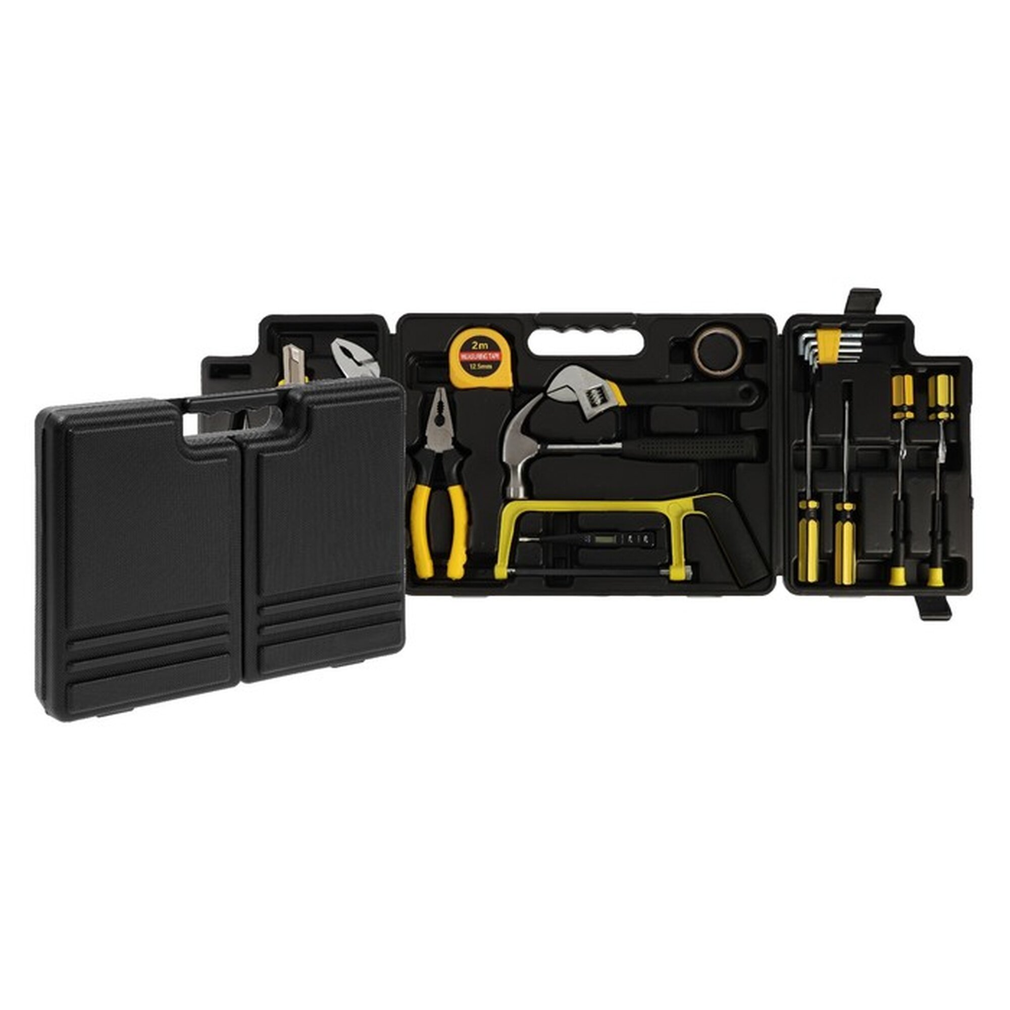 Набор инструментов ЛОМ, в пластиковом кейсе, универсальный, 21 предмет