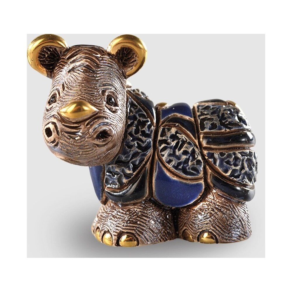 De Rosa DR-M-03 Статуэтка коллекционная носорог мини, de rosa