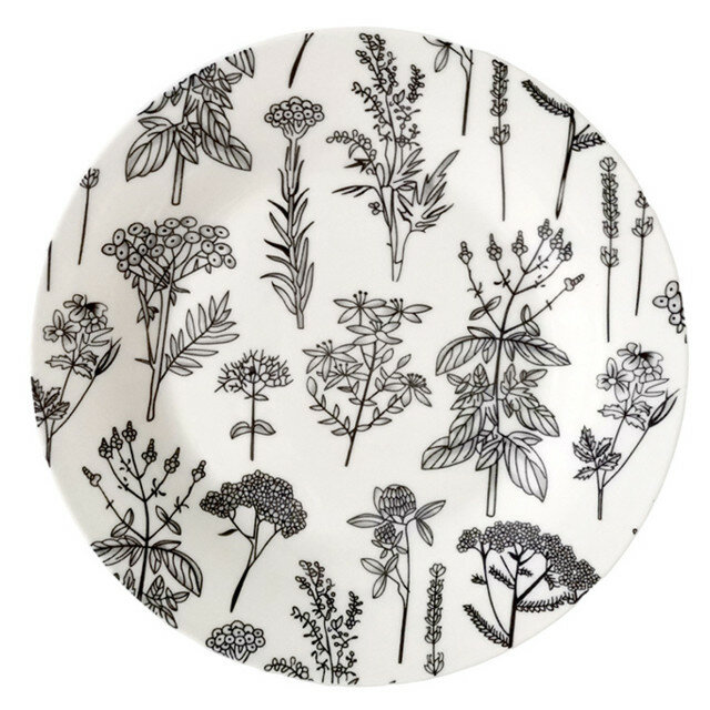 Тарелка STOCKHAUS Botanica 23см обеденная фарфор
