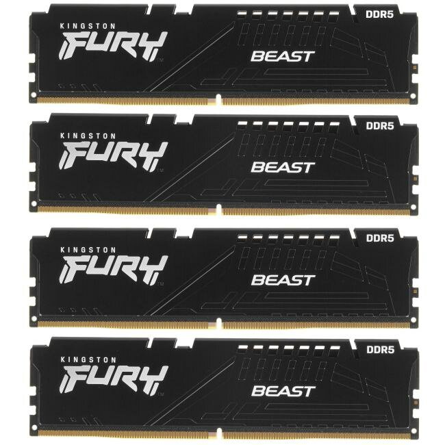 Kingston FURY Beast KF556C40BBK4-128 DDR5 DIMM 128Gb KIT 4*32Gb PC5-44800 CL40