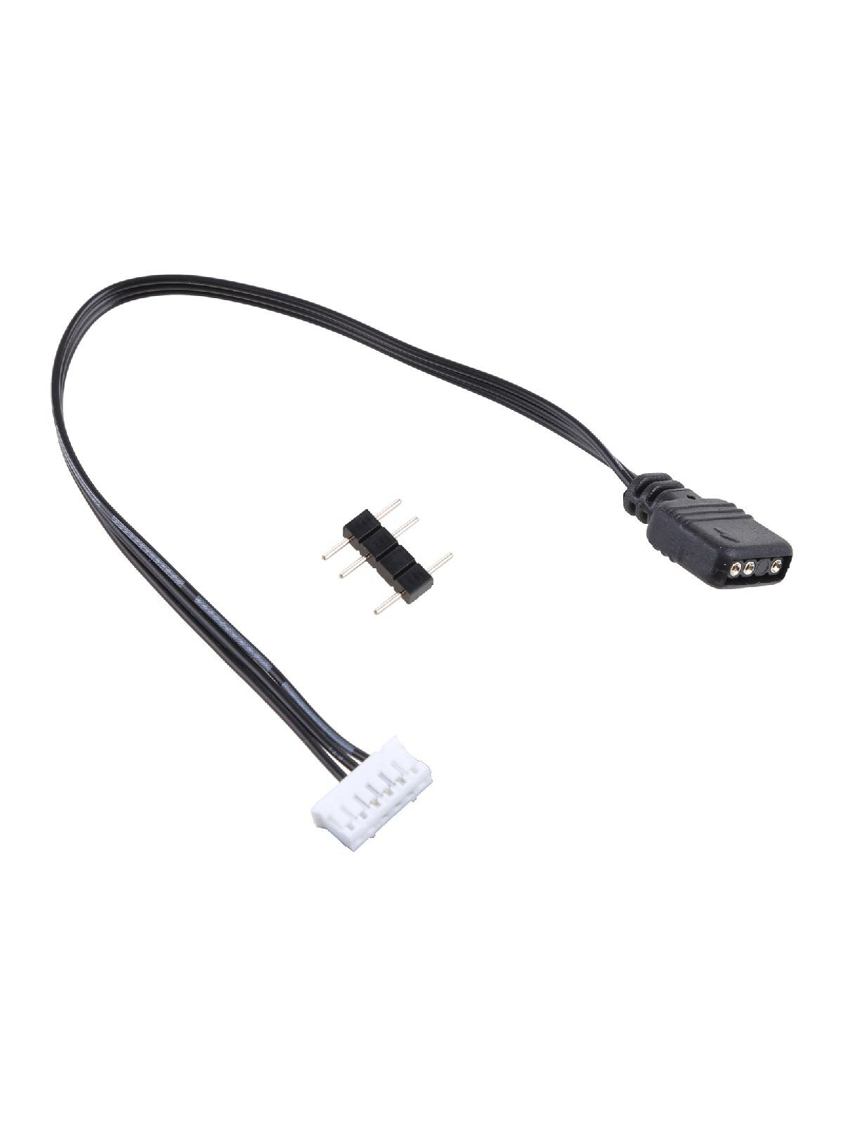 For Coolmoon Fan Controller Adapter Cable Small 4Pin/6Pin to 5V ARGB 3Pin Converter Cord 4pin/6Pin Controller Adaptor