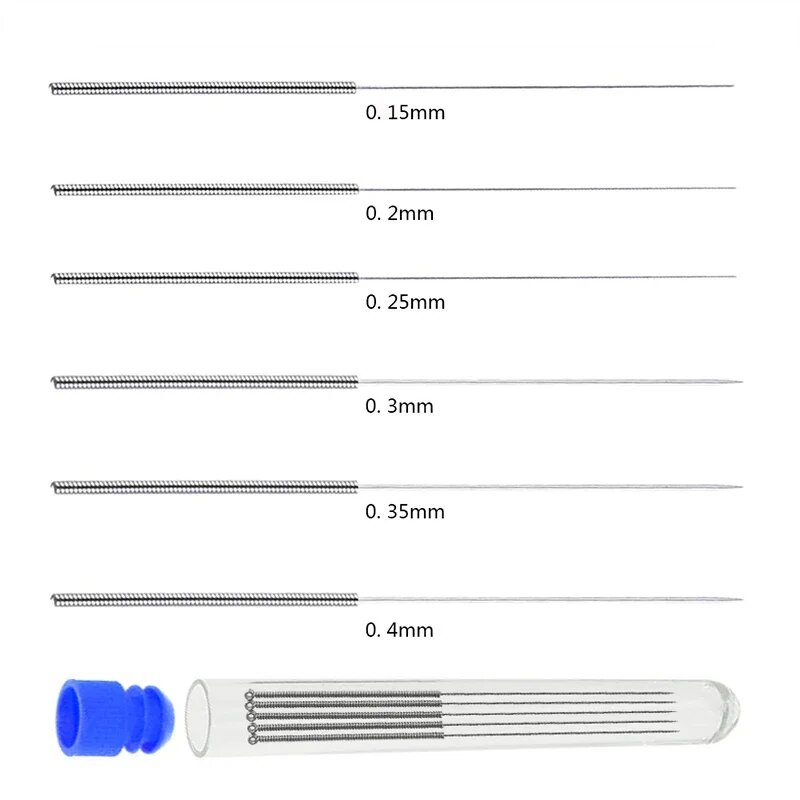 Иглы для чистки сопла T-Trees 0.15/0.2/0.25/0.3/0.35/0.4 мм 0.25mm 10pcs