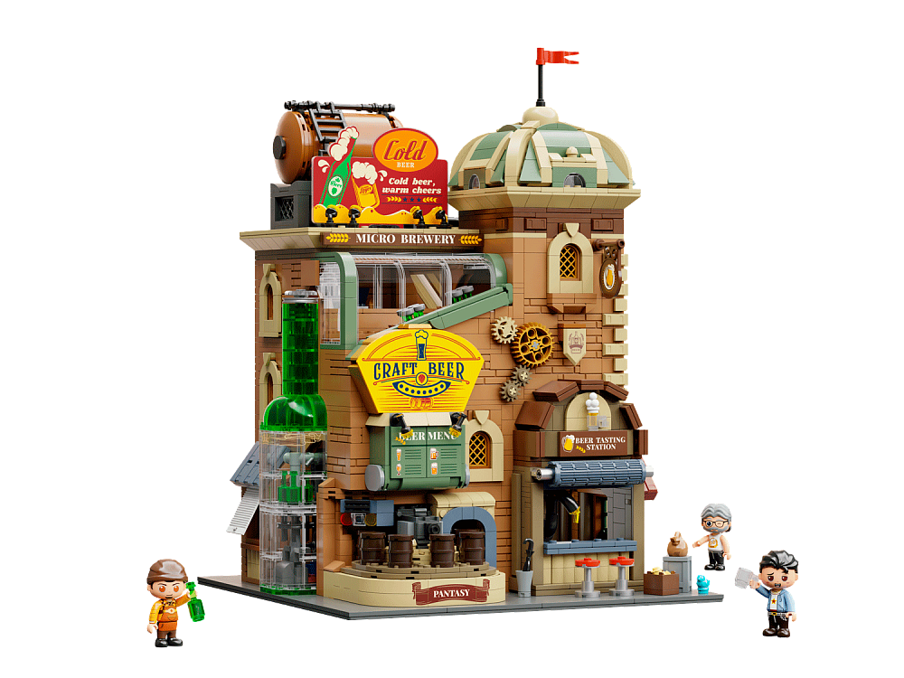 Конструктор Pantasy Modular Building 85023 Конструктор Фабрика по производству напитковр