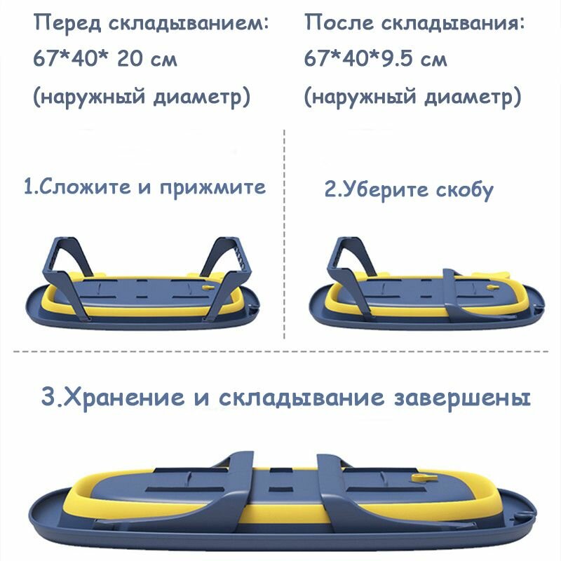 Таз складной силиконовый для стирки белья, Гости могут искупать домашних животных Темно-зеленый цвет