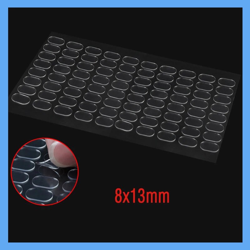 Двусторонний скотч клейкие точки elliptical 8x13mm, 2000PCS (20 Sheet)