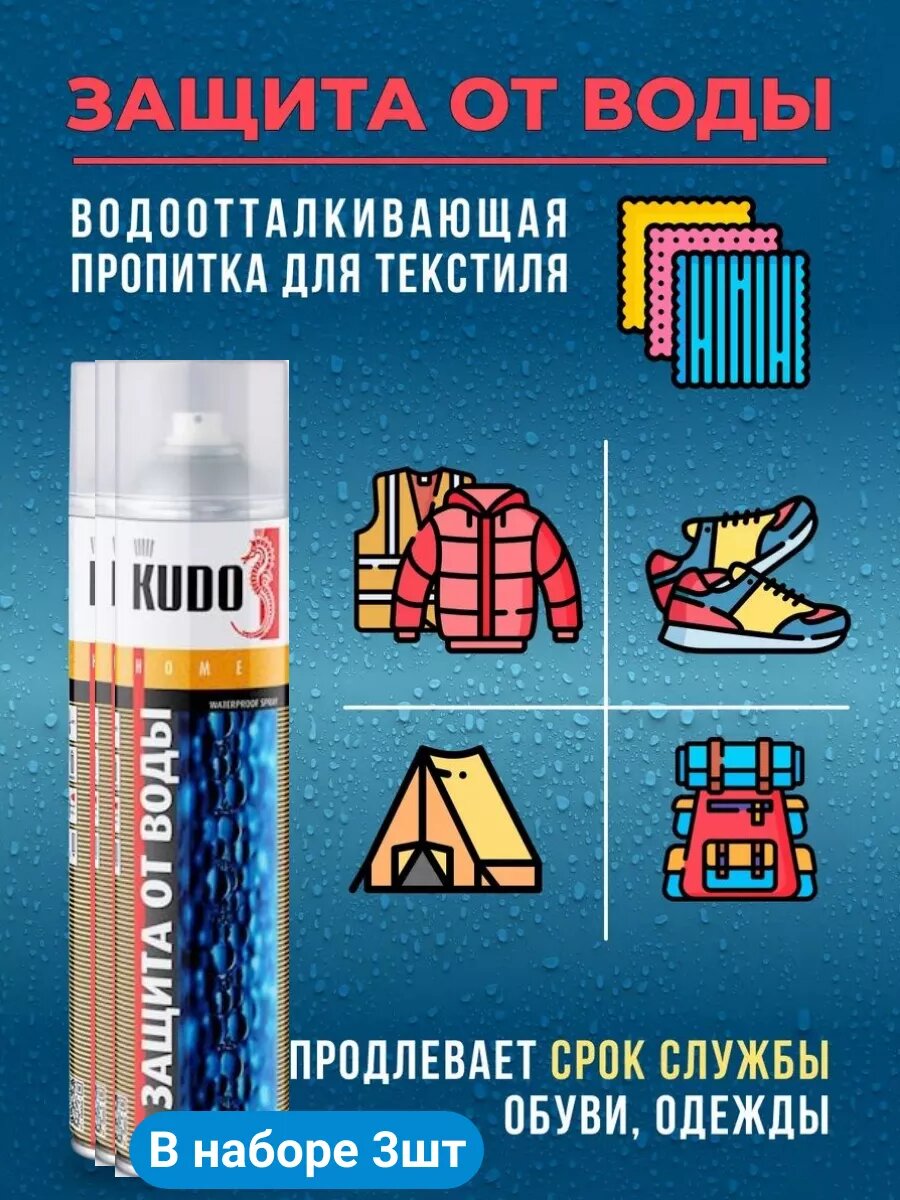 Водоотталкивающий спрей для одежды