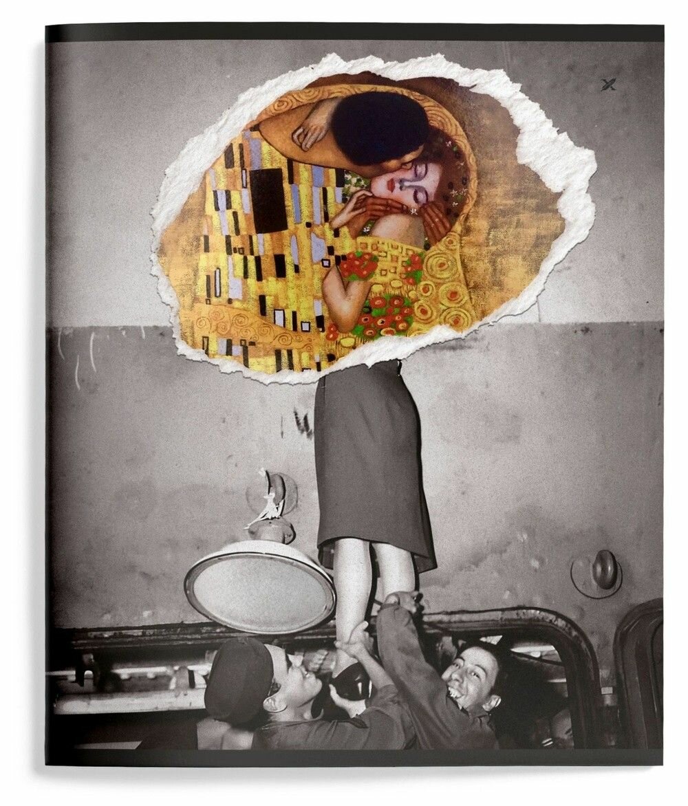 Lorex Тетрадь в клетку Postmodern, 48 л, формат А5, на скрепке, мякгая обложка