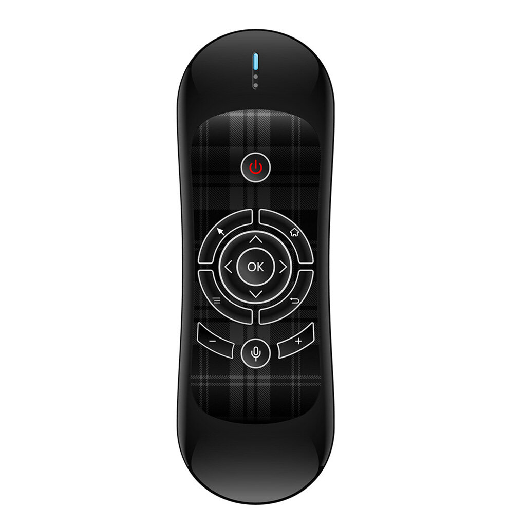 Air Mouse 2.4G Голосовая Удаленная Беспроводная Клавиатура с Подсветкой и Тачпадом для Smart TV