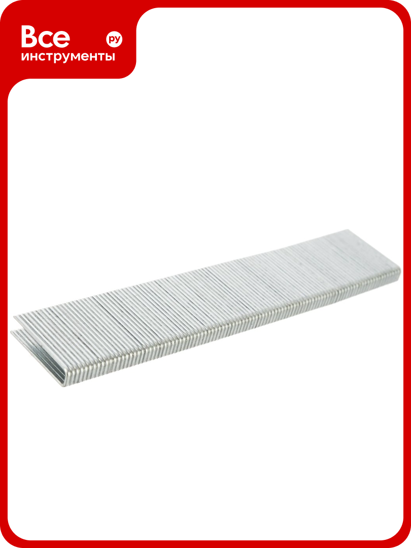 Особотвердые тонкие скобы ЗУБР Профессионал широкие, тип 55, 25 мм, 2500 шт. 31855-25, фанеры