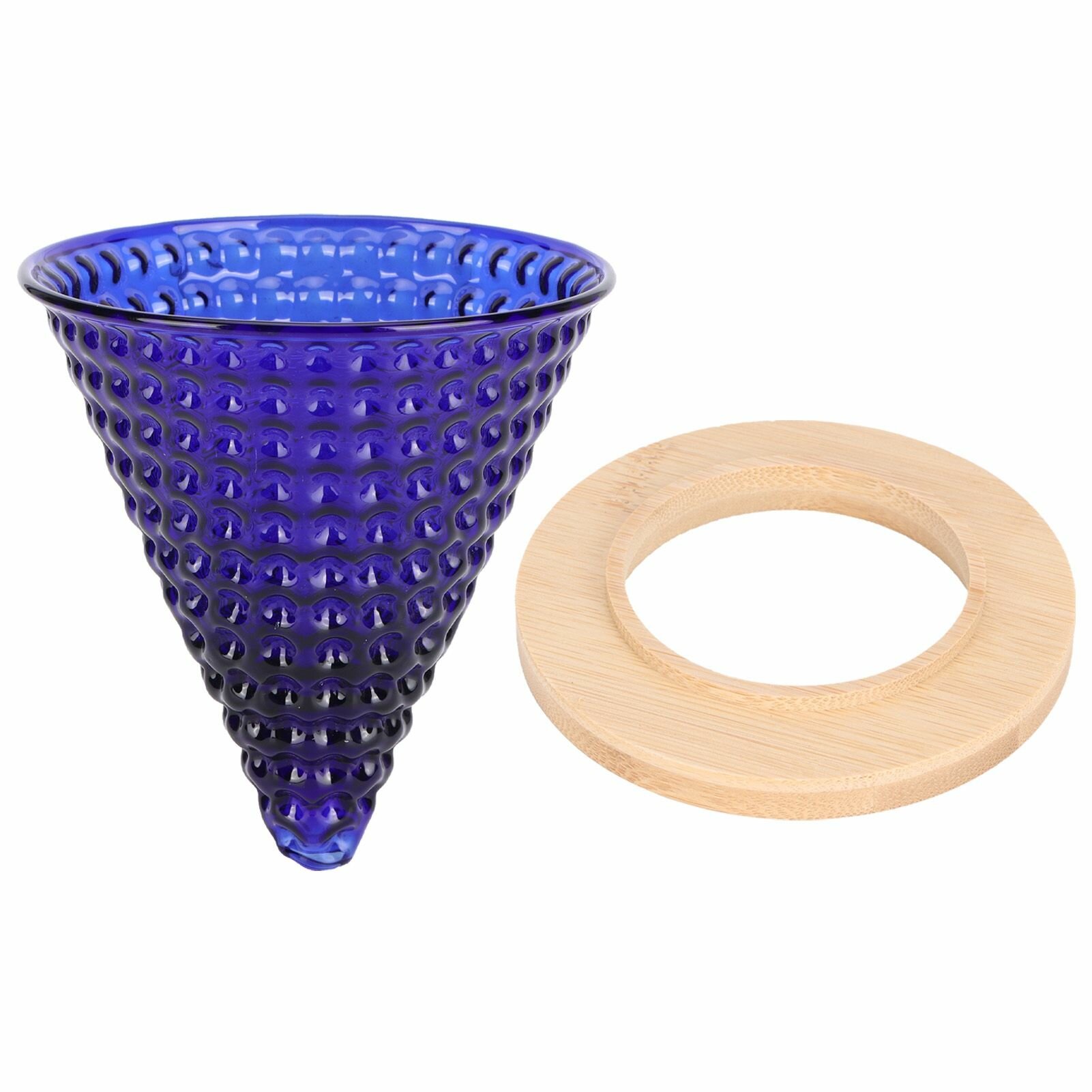 Стеклянный фильтр для кофе, многоразовая воронка для капельницы, аксессуары для чайника, идеально подходит для любителей кофе