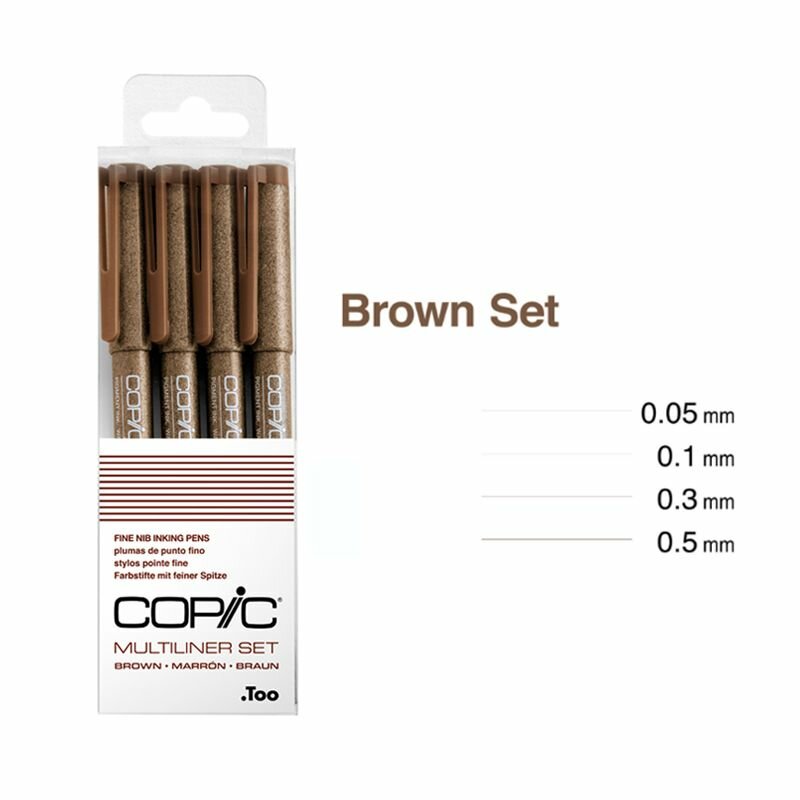 Маркерная ручка Copic Multiliner series set/single waterproof needle pen hook line pen animation construction