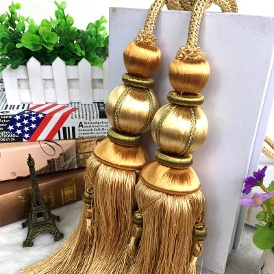 Шнурок для штор с кисточками