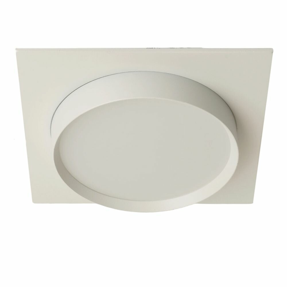 Светильник потолочный встраиваемый Feron DL506 W110xL110xH40 мм GX53 цвет белый, арт. 51358