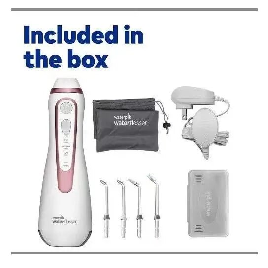 Ирригатор портативный Waterpik WP-569 Розовый