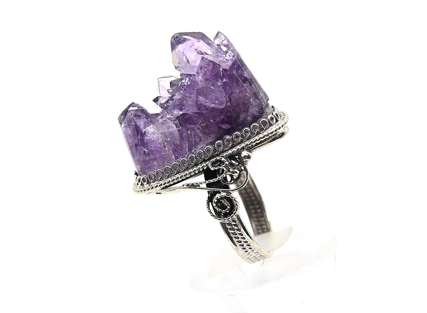 Кольцо, аметист