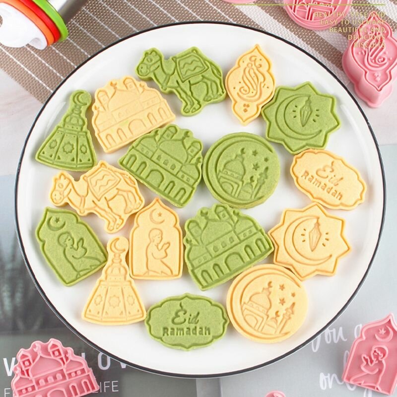 1 набор из 8 формочек для мусульманского печенья Рамадан Ид аль-Фитр