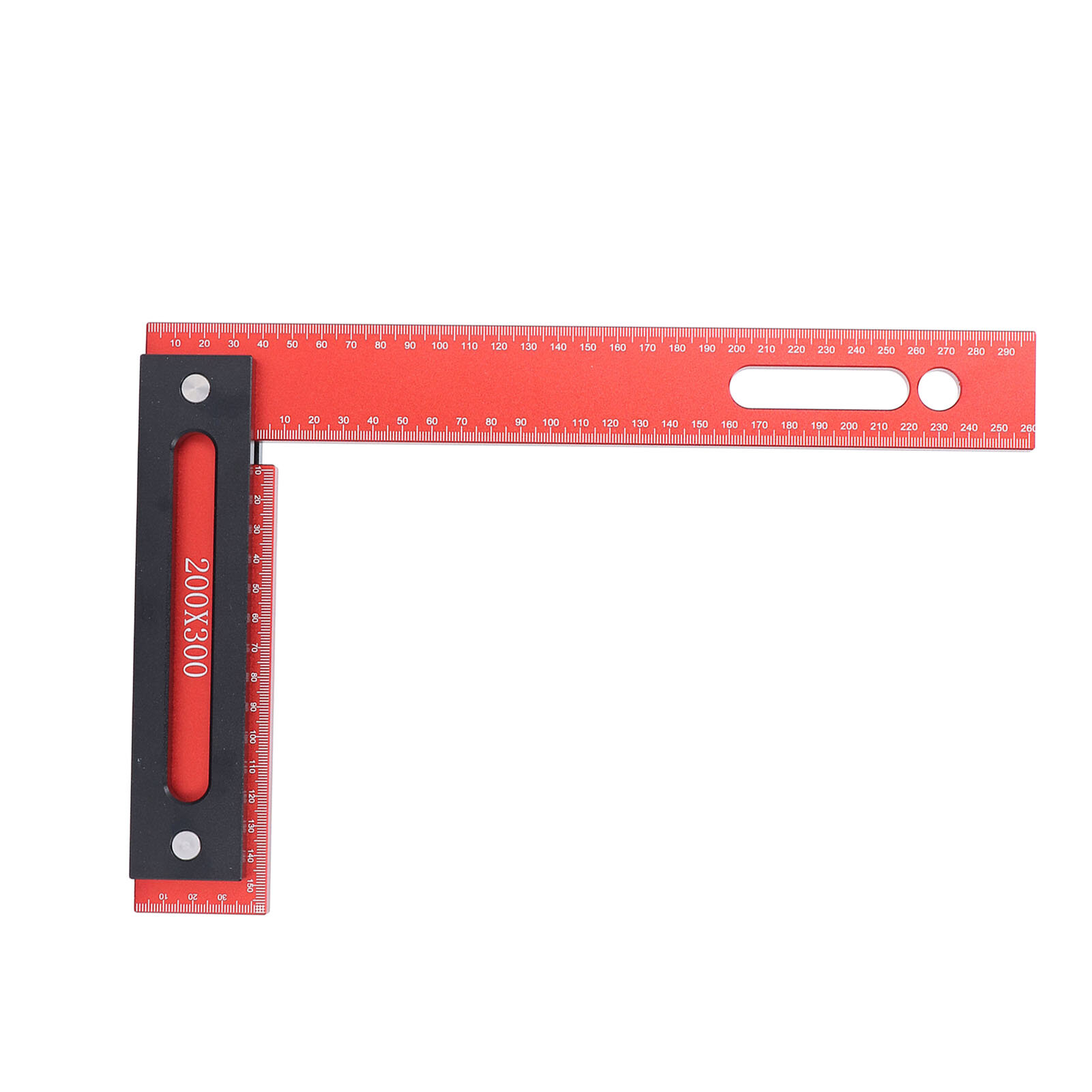 Квадрат деревообрабатываний 300x200 мм L Форма Алюминиевого сплава квадрат с остановским забором