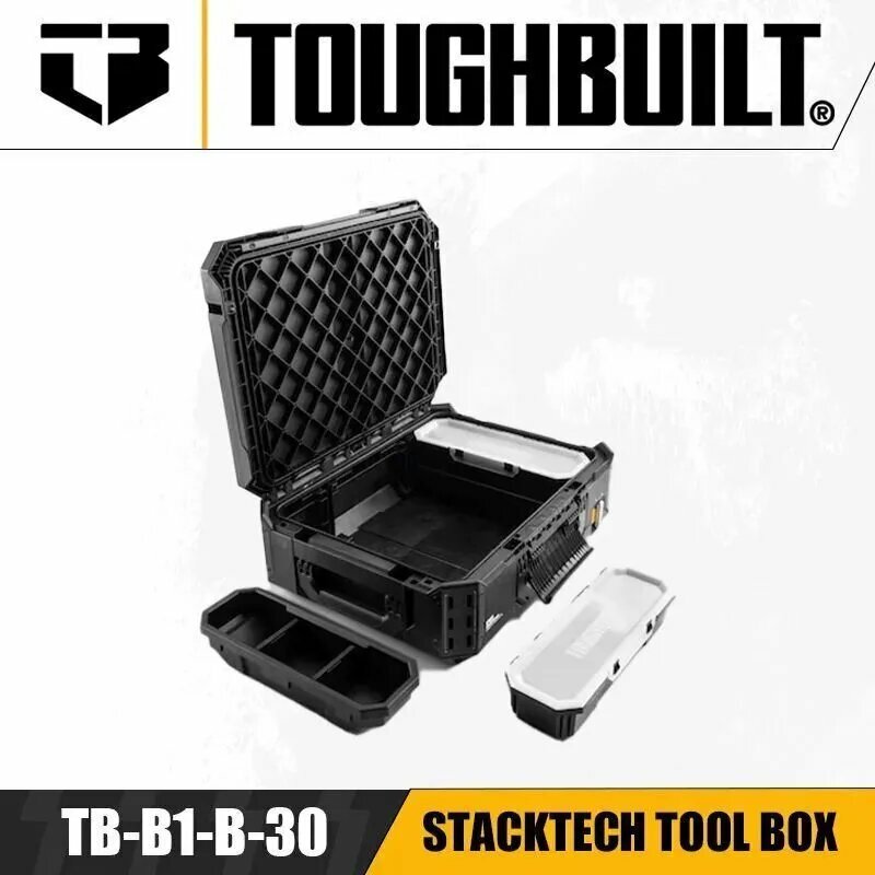 Ящик для инструментов ToughBuilt TB-B1-B-30, с органайзером, замок, 4 отсека